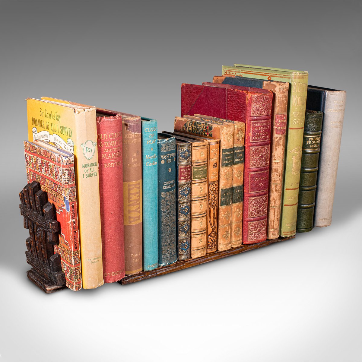 Vintage Art Deco Extending Book Slide, 1940s for sale at Pamono