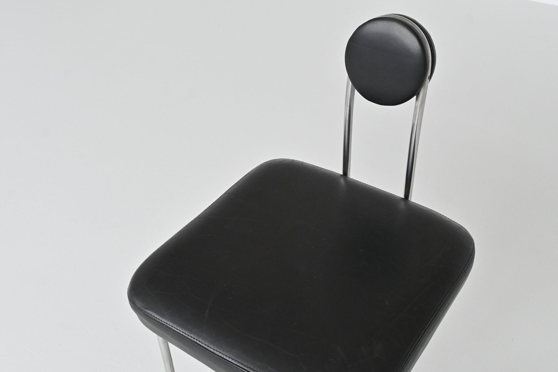 Model Birillo Bar Stools by Joe Colombo for Zanotta, Italy, 1971, Set ...