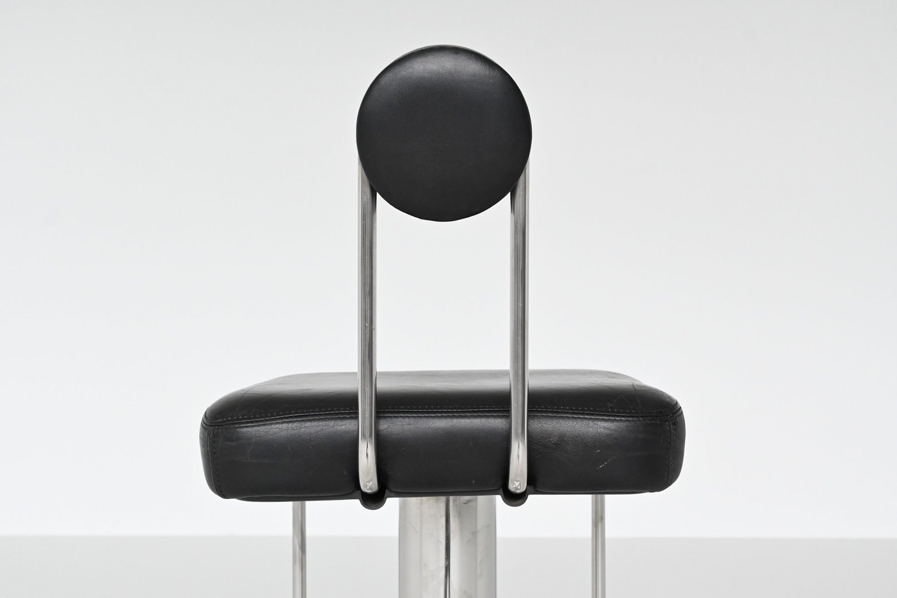 Model Birillo Bar Stools by Joe Colombo for Zanotta, Italy, 1971, Set ...