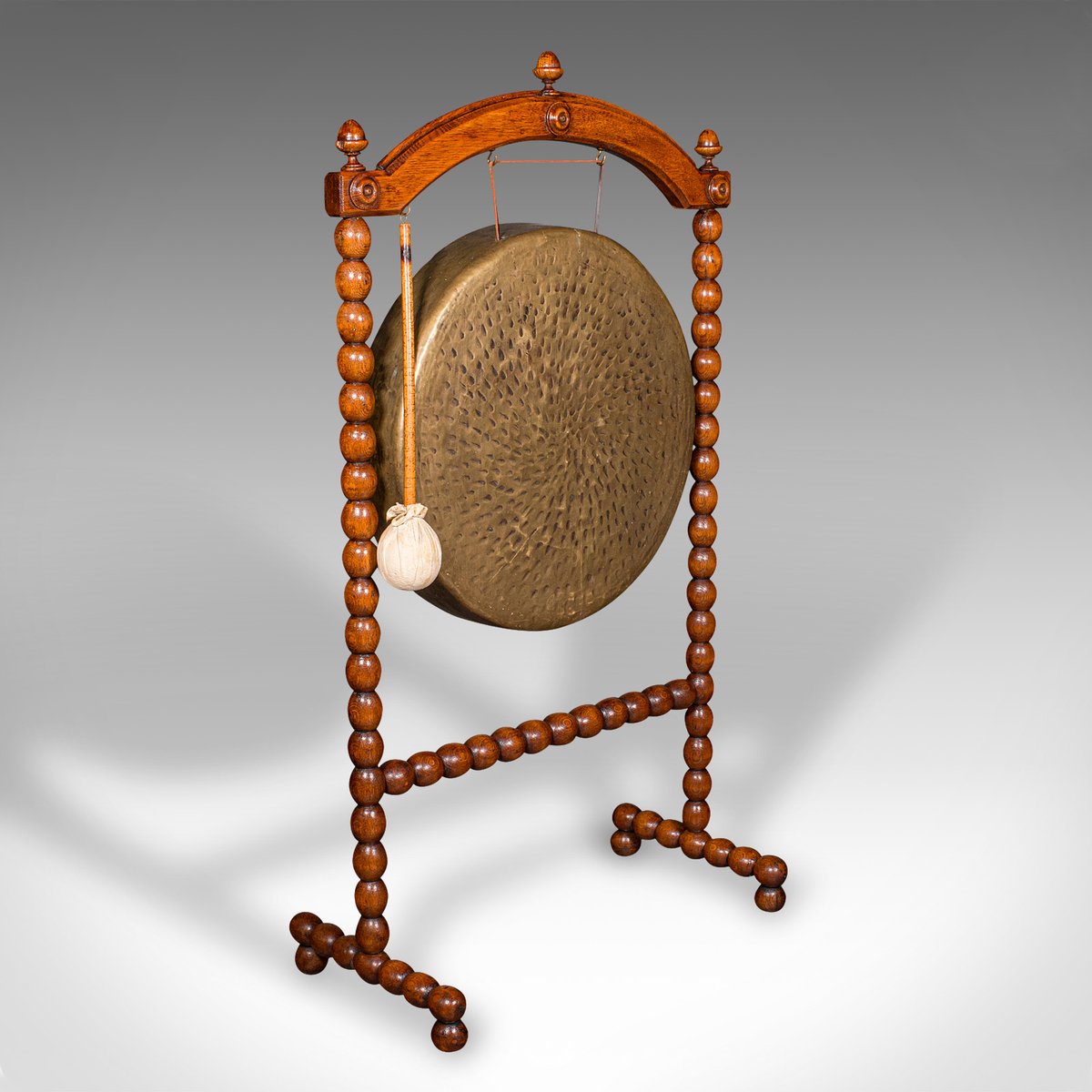 Antique English Country House Dinner Gong, 1890s for sale at Pamono