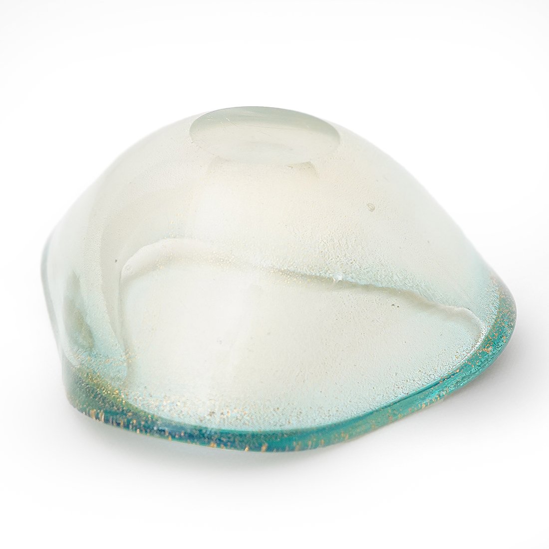 Murano Glass Bowl with Gold Inclusions, 1960s for sale at Pamono