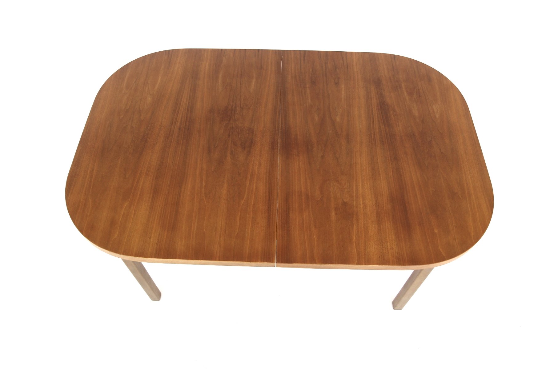 Scandinavian Walnut Dining Table, 1960s for sale at Pamono