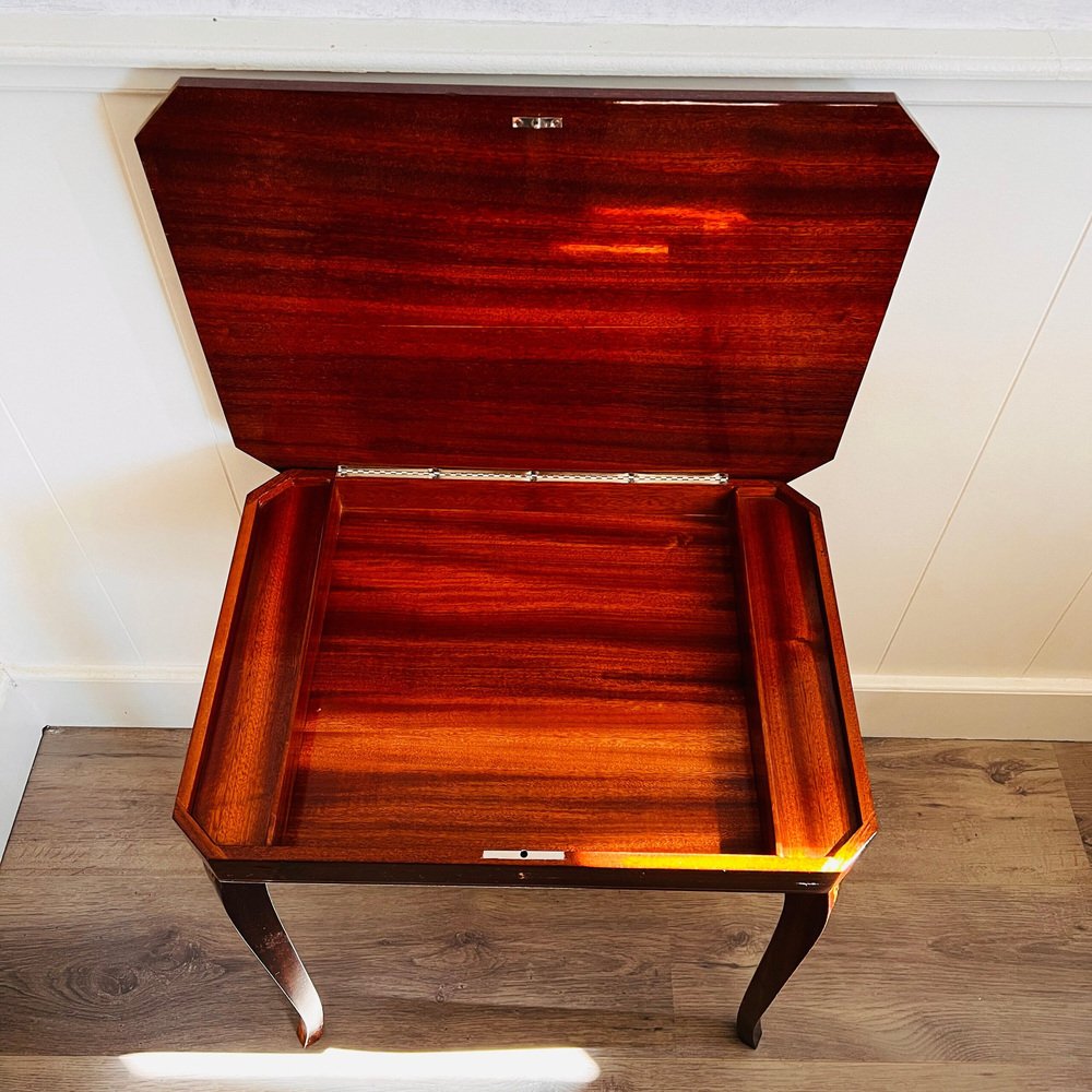 Italian Marquetry Inlaid Musical Table for sale at Pamono