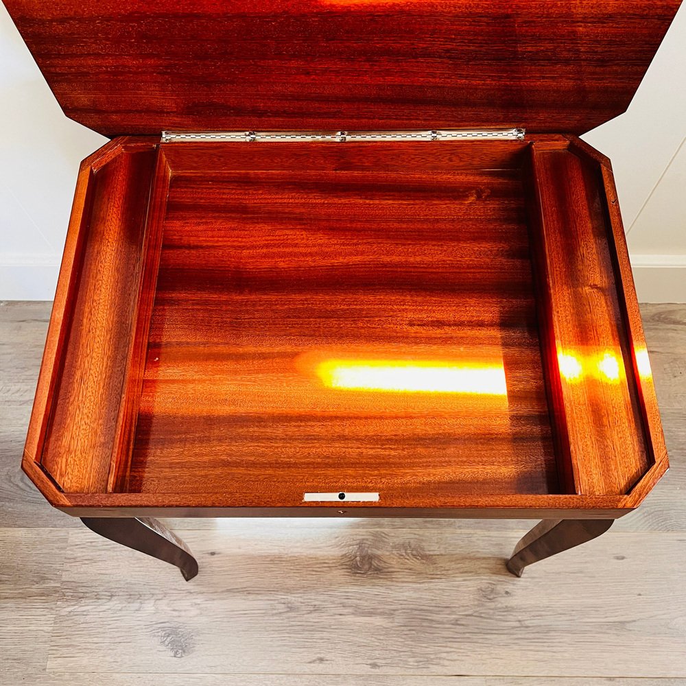 Italian Marquetry Inlaid Musical Table for sale at Pamono
