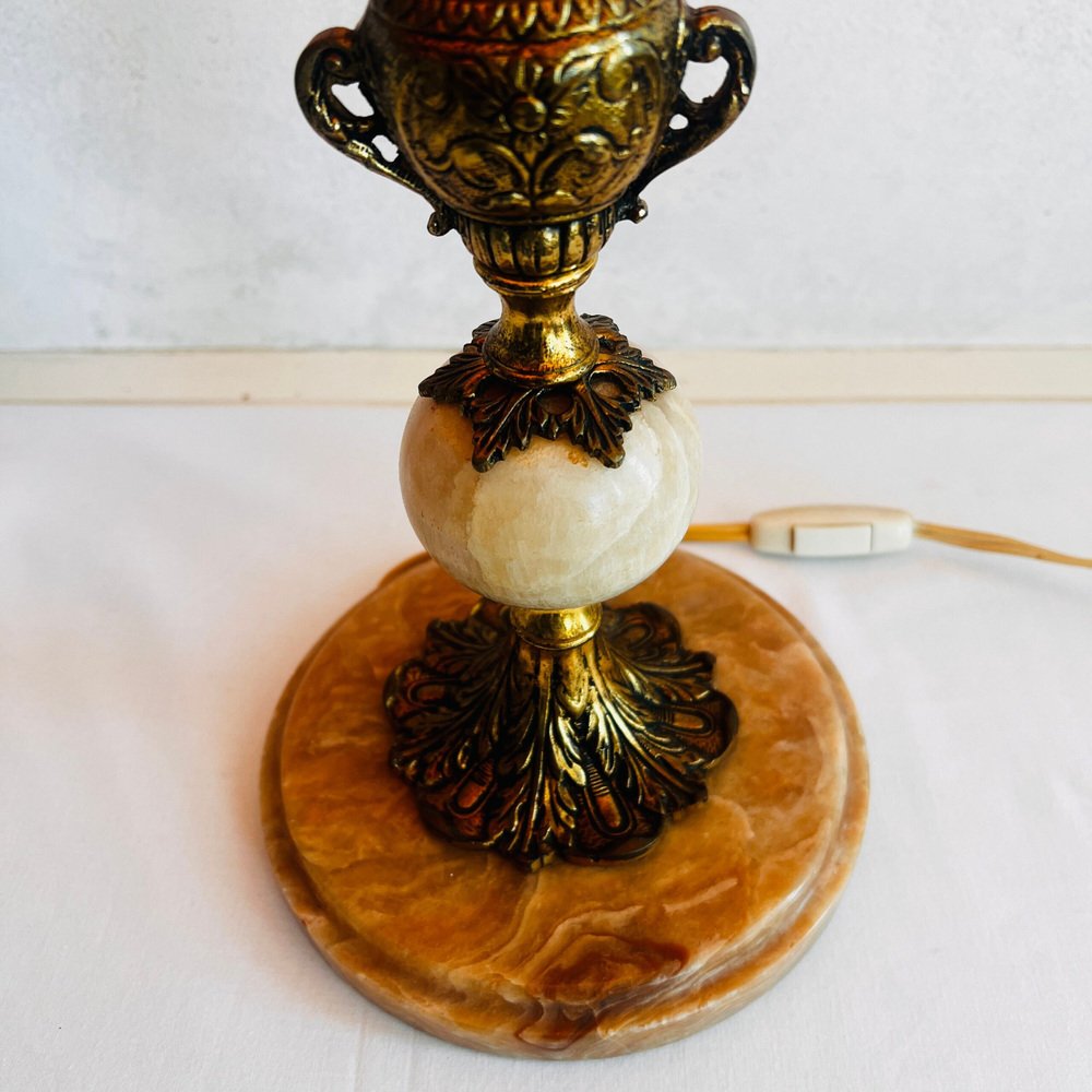 Vintage Italian Marble Lamp for sale at Pamono