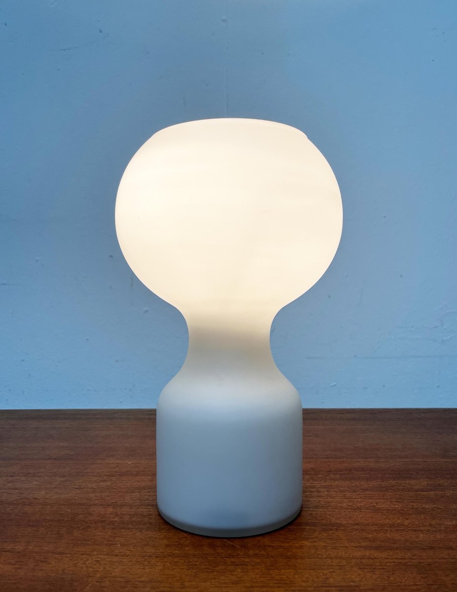 Vintage Space Age Minimalist Glass Table Lamp by Jean Paul Edmonds Alt ...