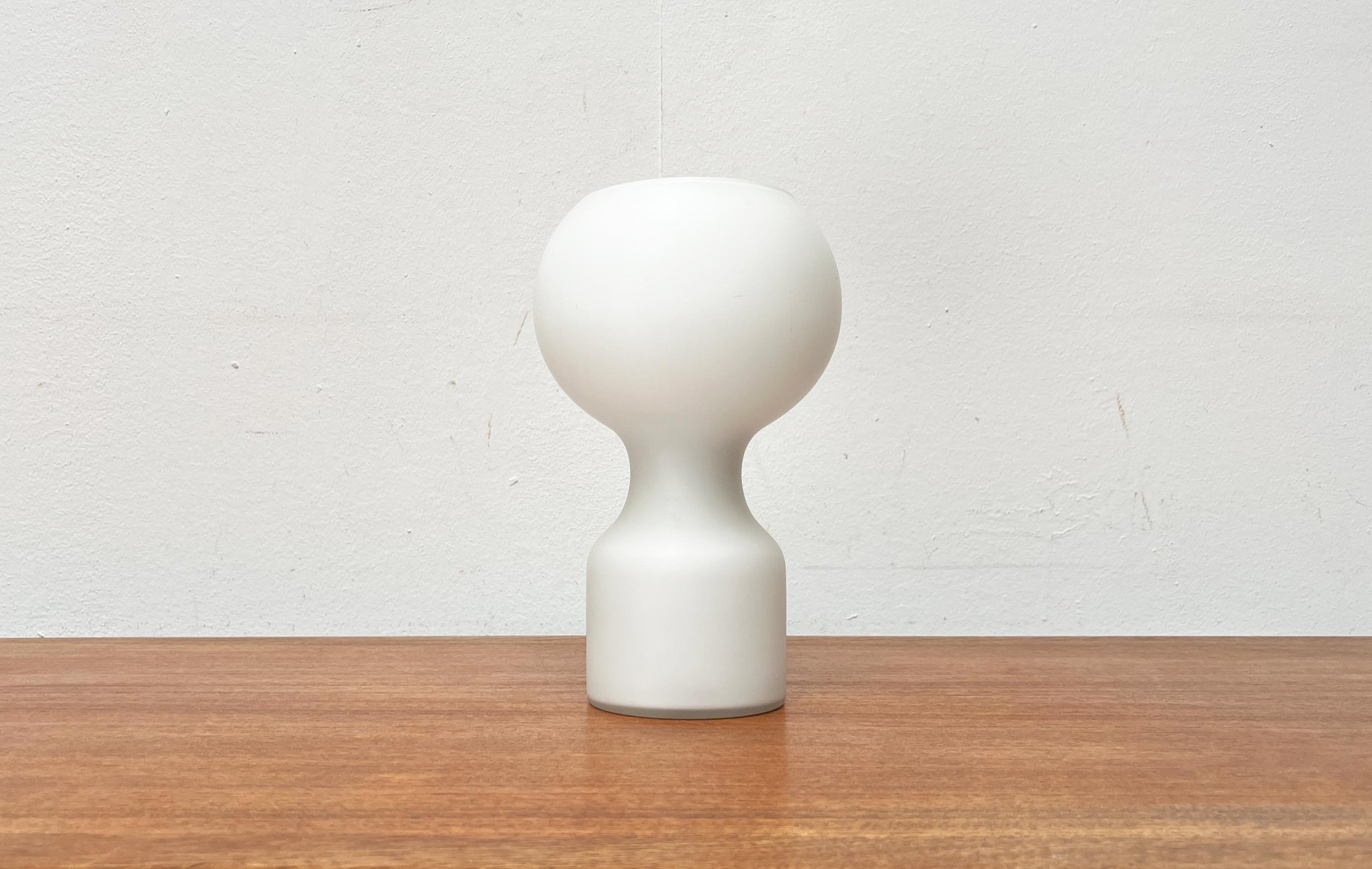 Vintage Space Age Minimalist Glass Table Lamp by Jean Paul Edmonds Alt ...