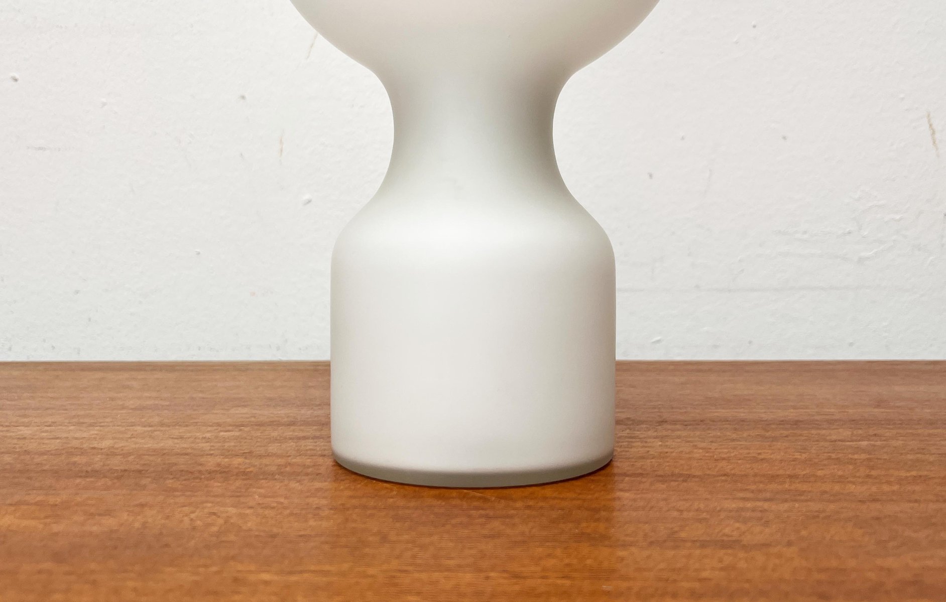 Vintage Space Age Minimalist Glass Table Lamp by Jean Paul Edmonds Alt ...