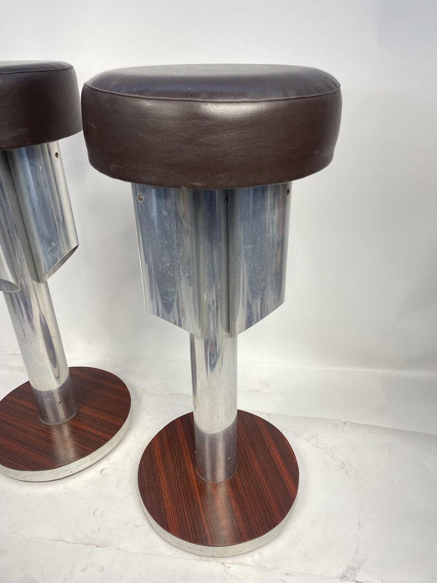 Set of Vintage Italian Stools, 1970s for sale at Pamono