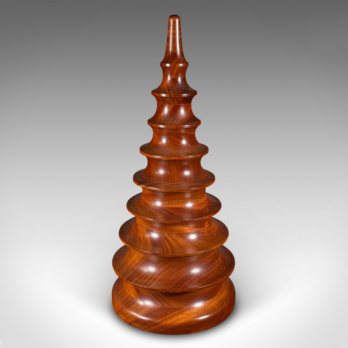 Large Vintage English Turned Christmas Tree, 1960s for sale at Pamono