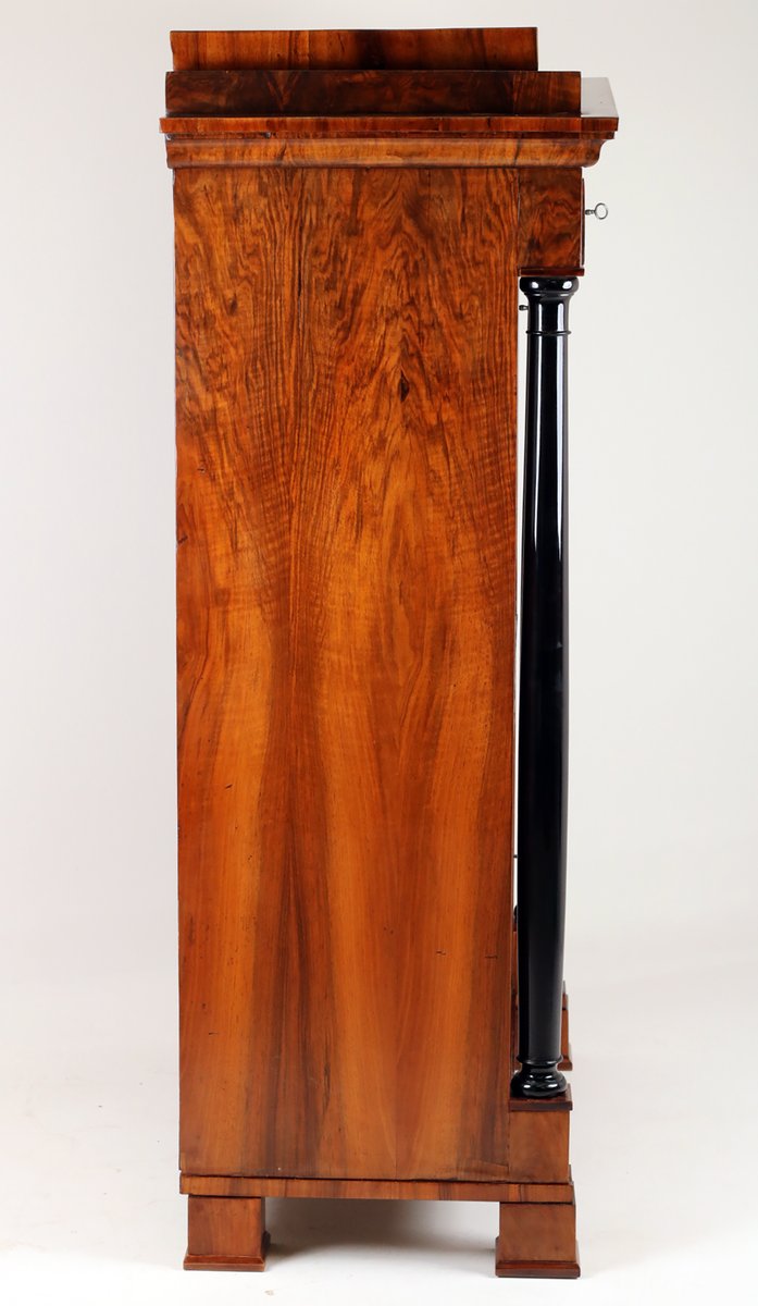 Biedermeier Secretary with Full Columns, 1820 for sale at Pamono