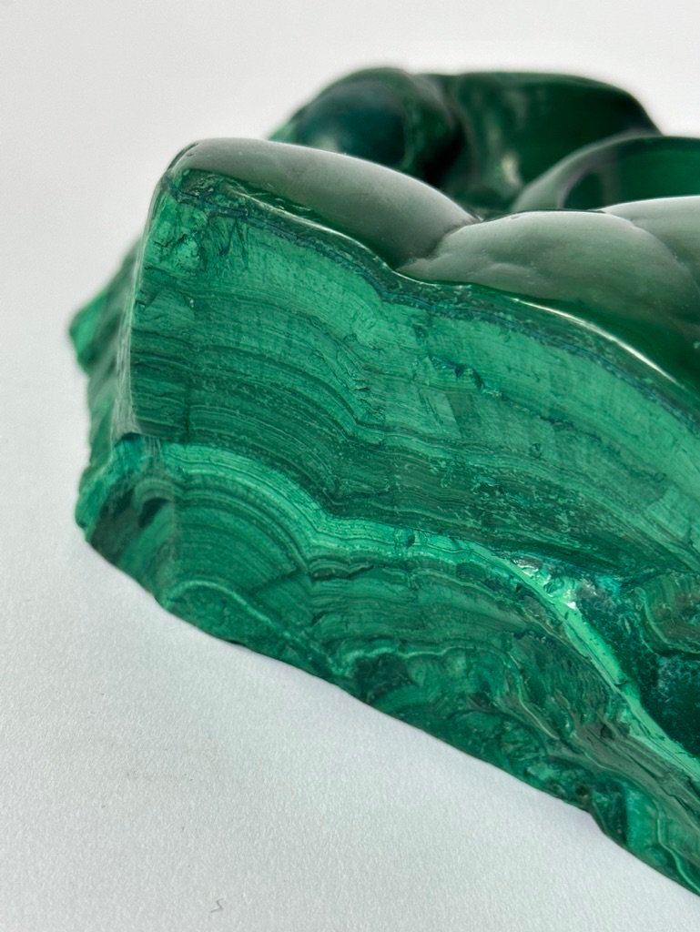 Large Malachite Bowl, 1950s for sale at Pamono