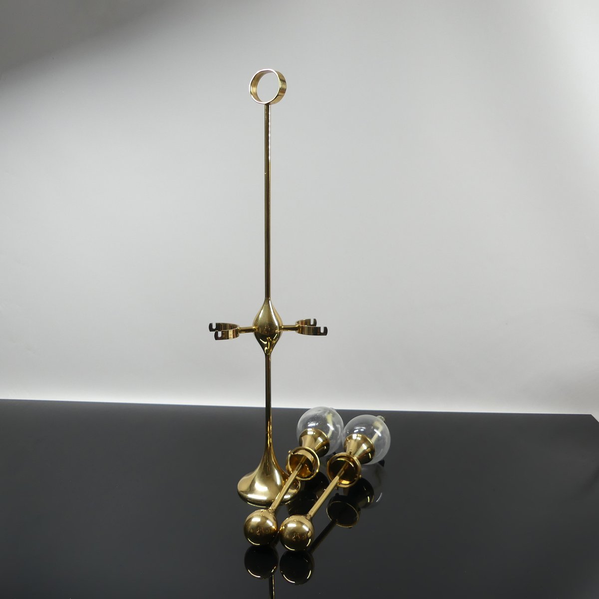 Clear Drops Oil Lamp by Freddie Andersen, 1970s for sale at Pamono