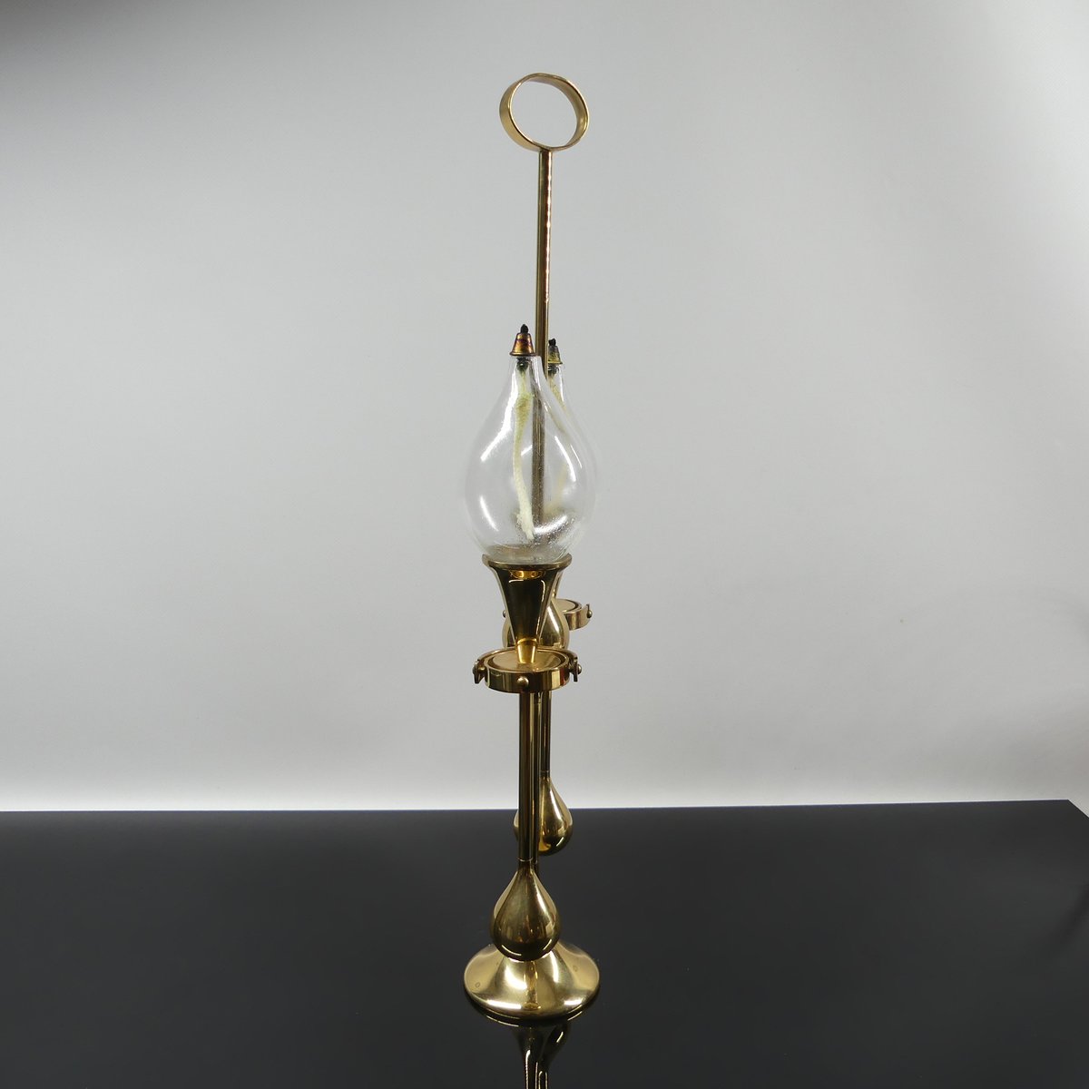 Clear Drops Oil Lamp by Freddie Andersen, 1970s for sale at Pamono
