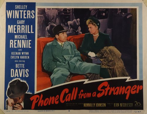 Phone Call from a Stranger Lobby Card, USA, 1952 for sale at Pamono