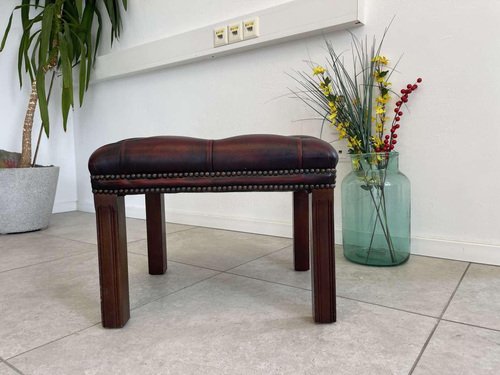 Vintage Chesterfield Pouf for sale at Pamono