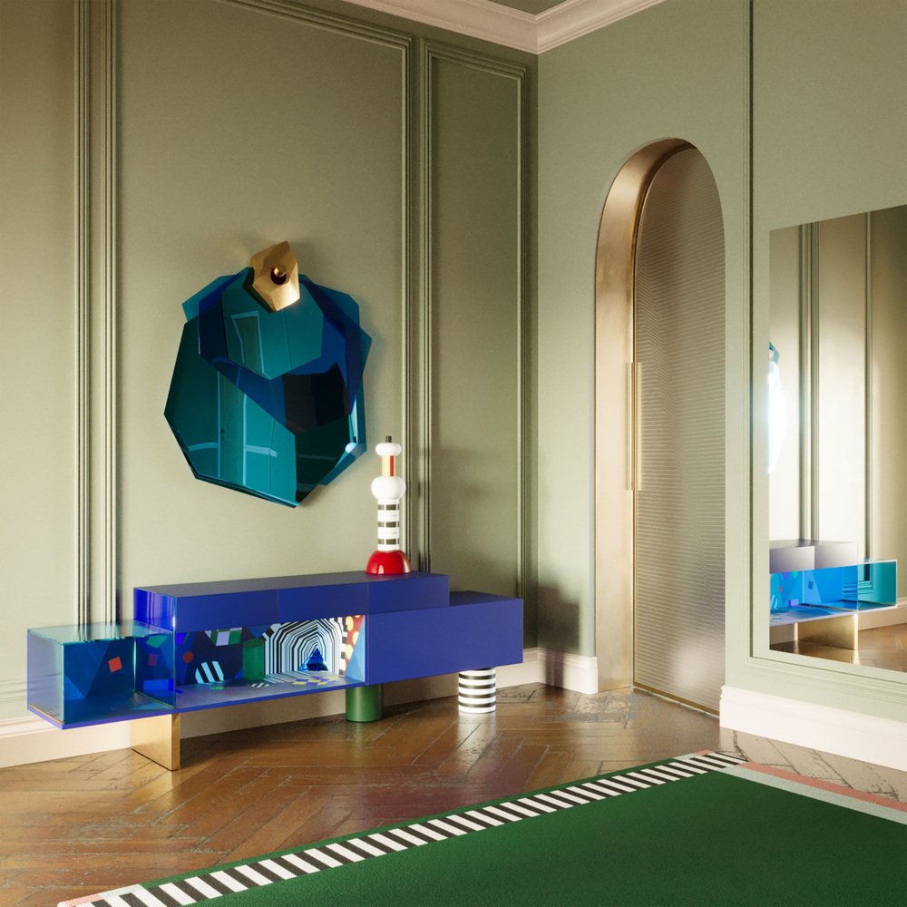 Illusion Sideboard by Malabar for sale at Pamono