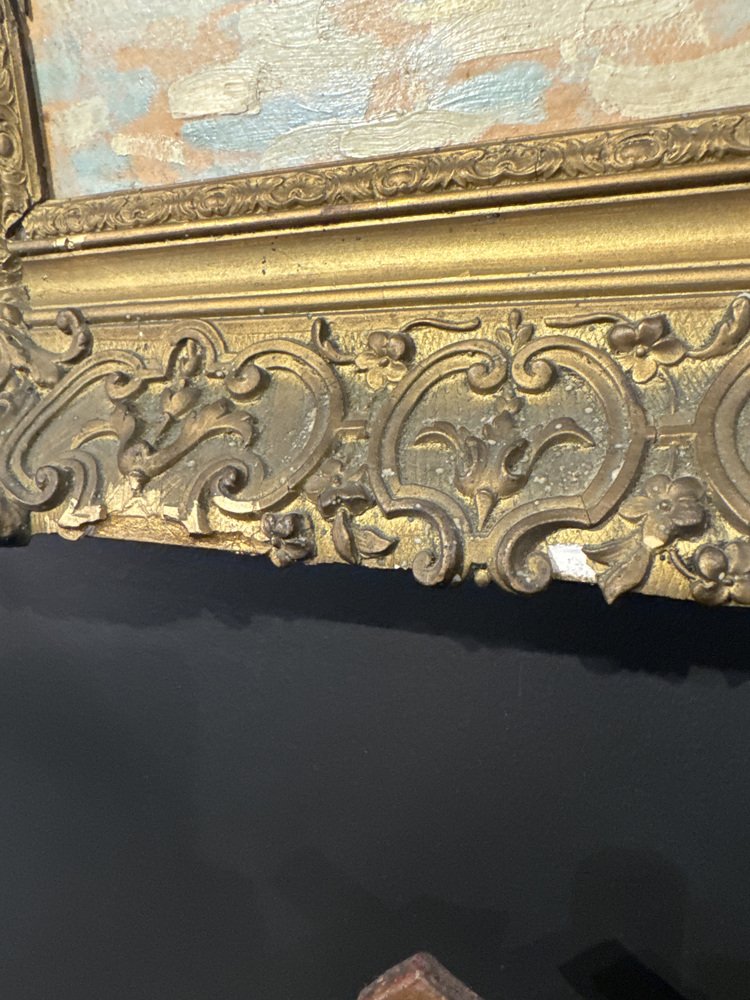 Pierre Bertrand, The Yellow Boats of Casablanca, 1920s, Oil Painting ...