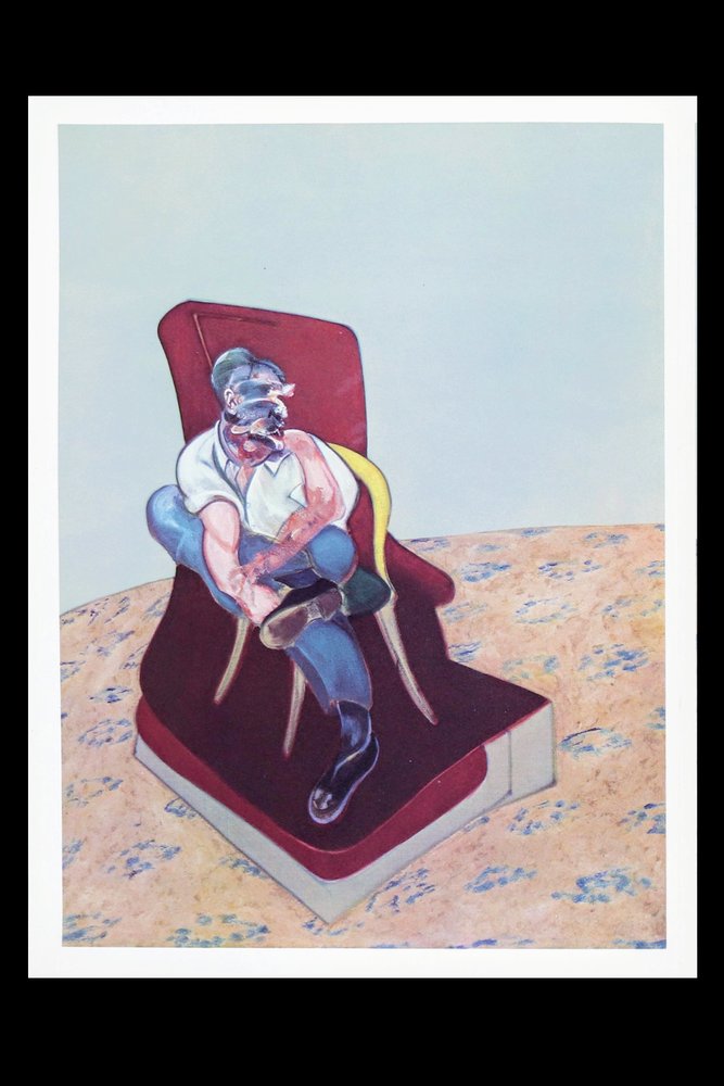 Francis Bacon, Homage to Lucian Freud: Three Studies for the Portrait ...