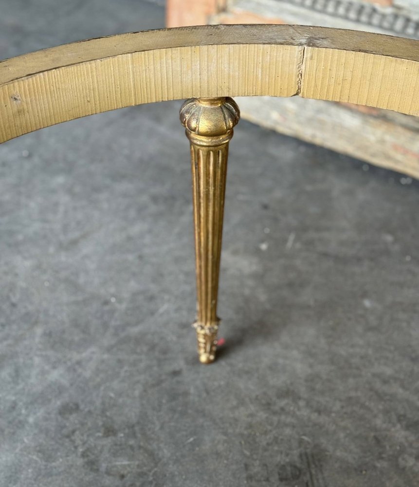 Parisian Gilt Coffee Table, 1900s for sale at Pamono