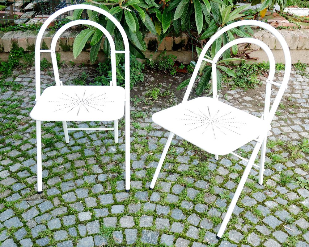 Set of Model Etoile Folding Chairs by Anna Anselmi for Bieffeplast ...