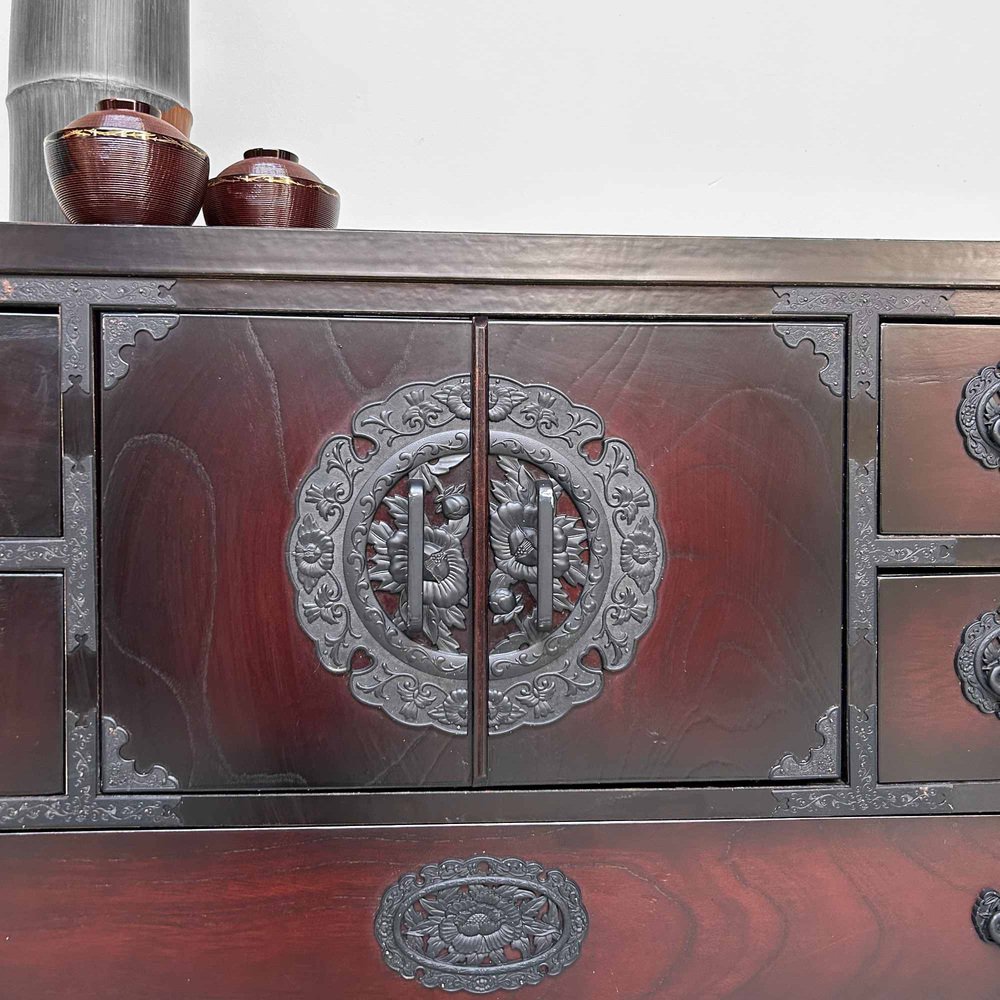 Vintage Japanese Tansu with Secret Storage Space, 1970s for sale at Pamono