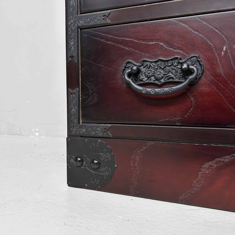 Vintage Japanese Tansu with Secret Storage Space, 1970s for sale at Pamono