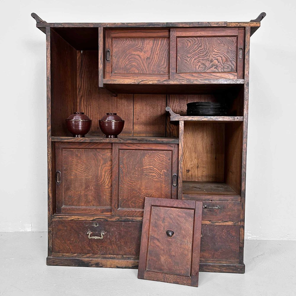 Japanese Traditional Tea Cabinet, 1890s for sale at Pamono