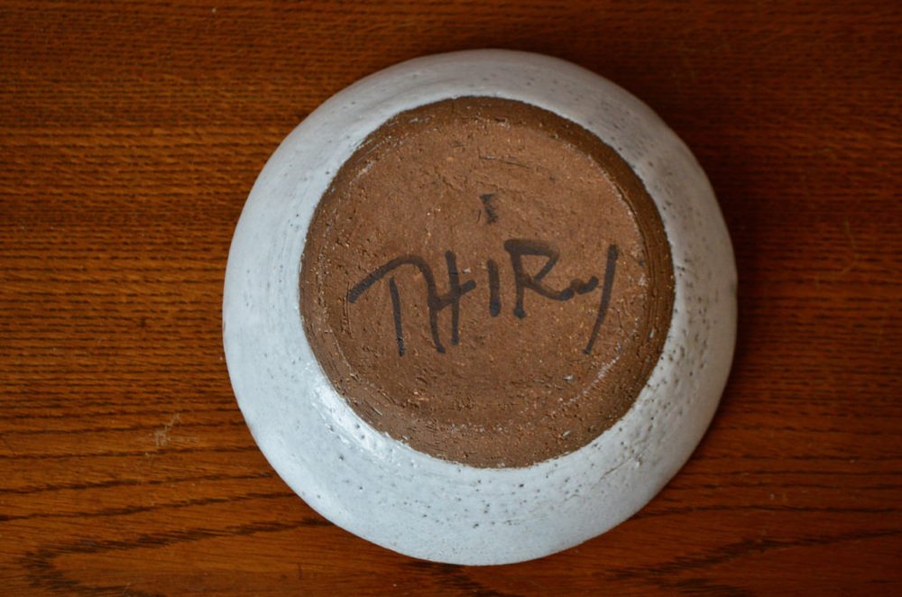 Keramik Blumenschale von Albert Thiry für Vallauris, Frankreich, 1960 ...