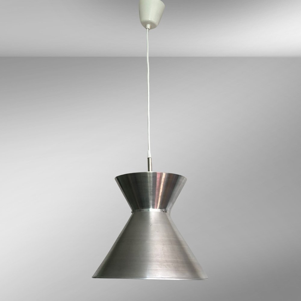 Vintage Laboratory Pendant Lamp by Mogens Koch for Louis Poulsen, 1950s ...