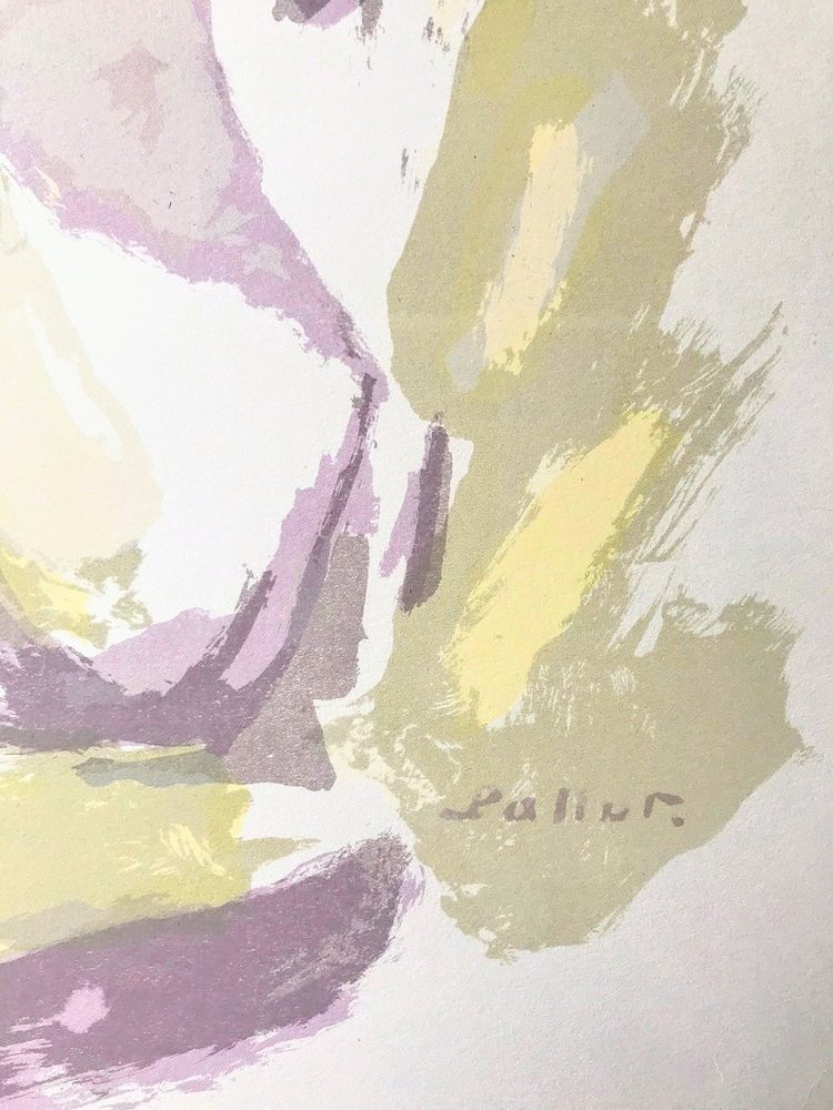 Pierre Pallut, Abstraction, Original Lithograph, 1964 for sale at Pamono