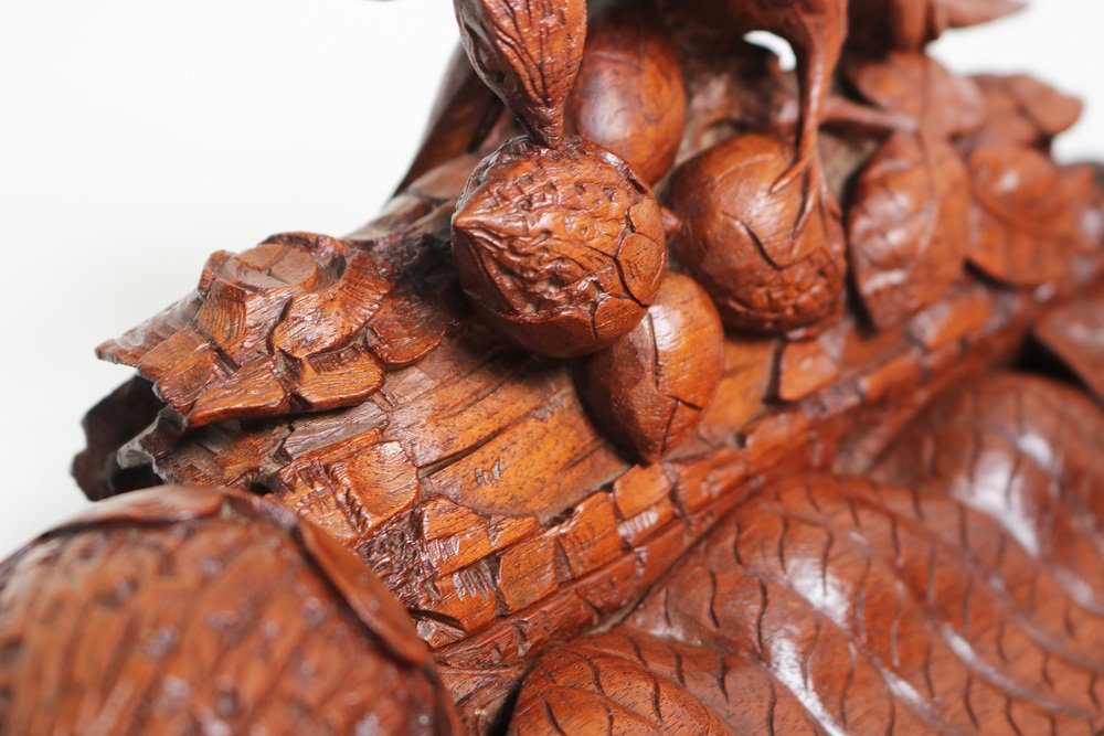 Large Exceptional Swiss Black Forest Double Inkwell, 1880 for sale at ...