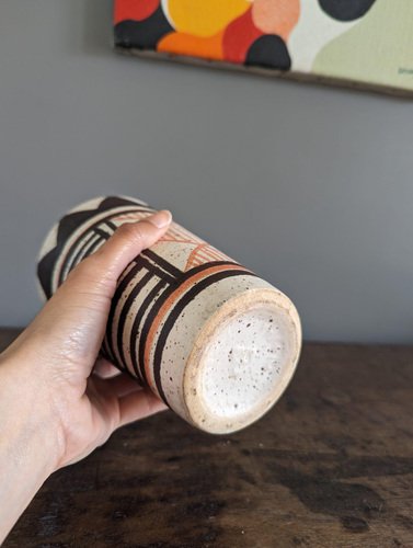 Vintage German Pot in Ceramic, 1950s for sale at Pamono