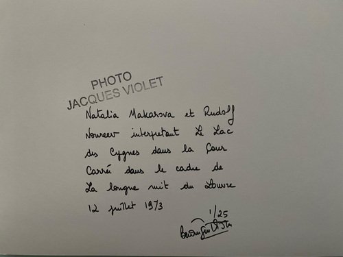 Jacques Violet, Natalia Makarova and Rudolf Nureyev in Swan Lake, 1973 ...