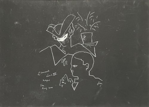 Jean Cocteau, Comrade Louis XV, Original Drawing for sale at Pamono