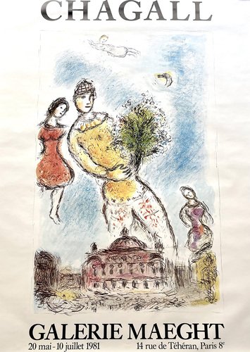 Paris Opera Maeght Poster von Marc Chagall bei Pamono kaufen