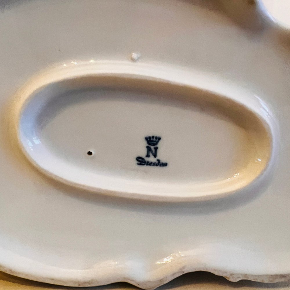 Dresden Lace Porcelain Figurine for sale at Pamono