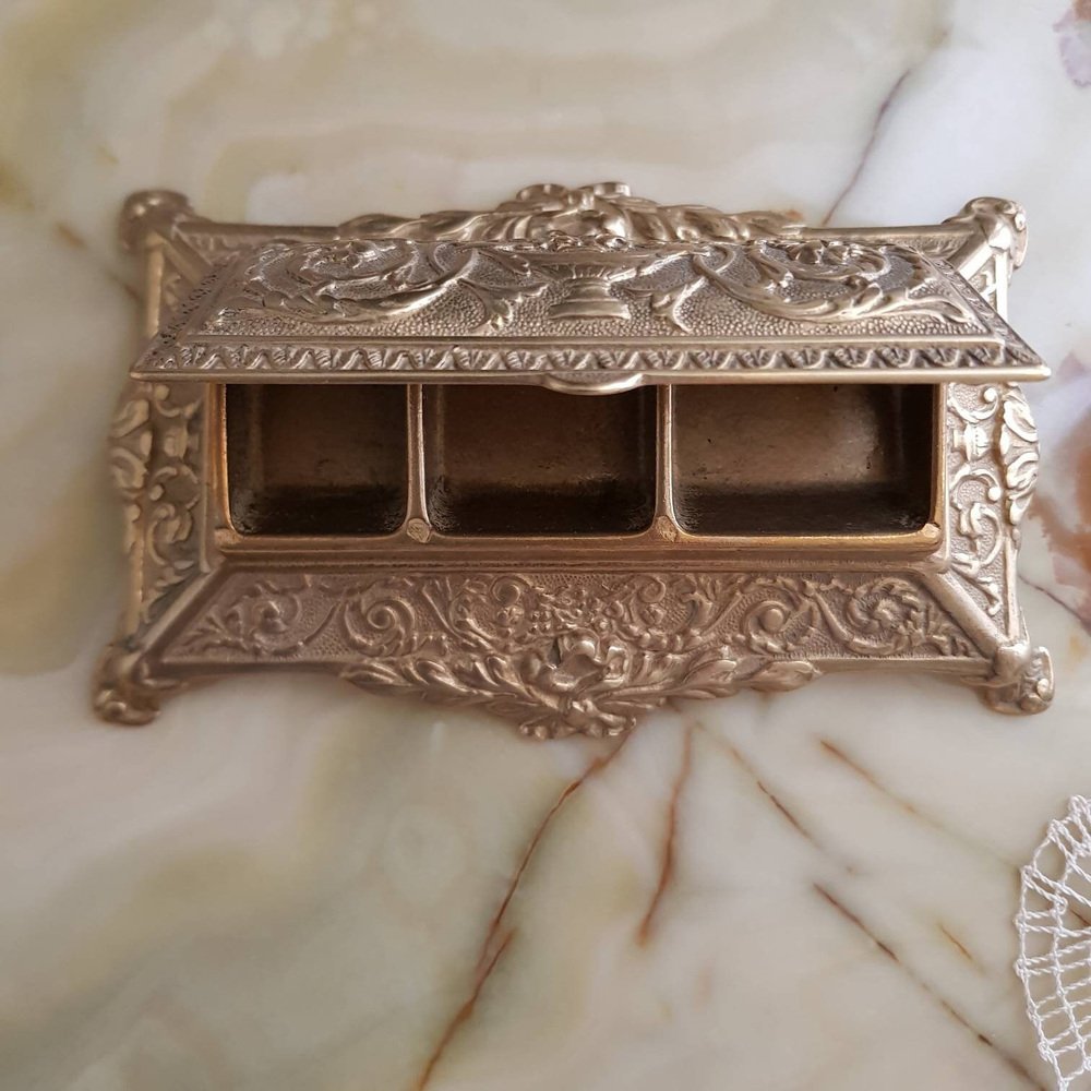 Brass Postage Stamps Holder for sale at Pamono