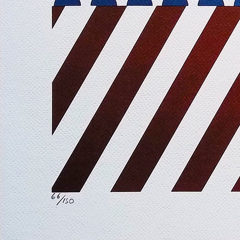 Roy Lichtenstein, Forms in Space, Lithograph, 1980s for sale at Pamono