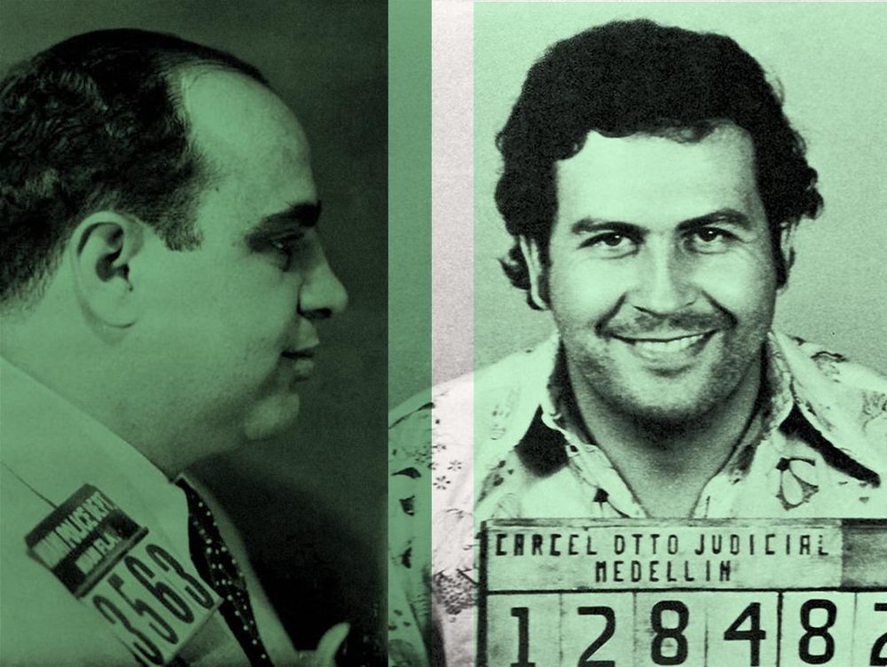 The Colour Of Money, Al Capone and Pablo Escobar BATIK signed limited ...