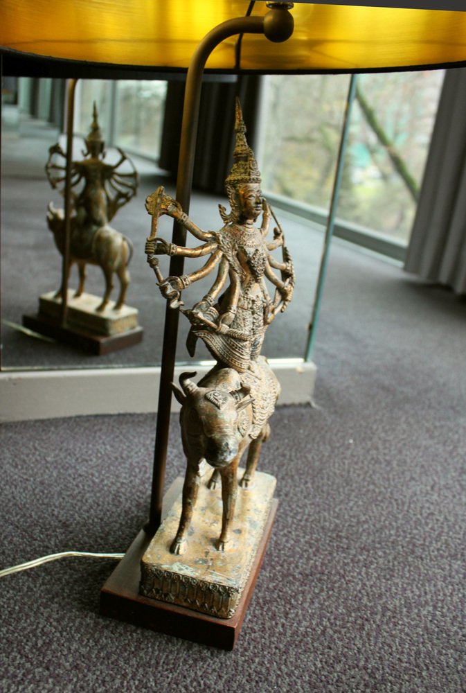 Bronze Shiva Table Lamp for sale at Pamono
