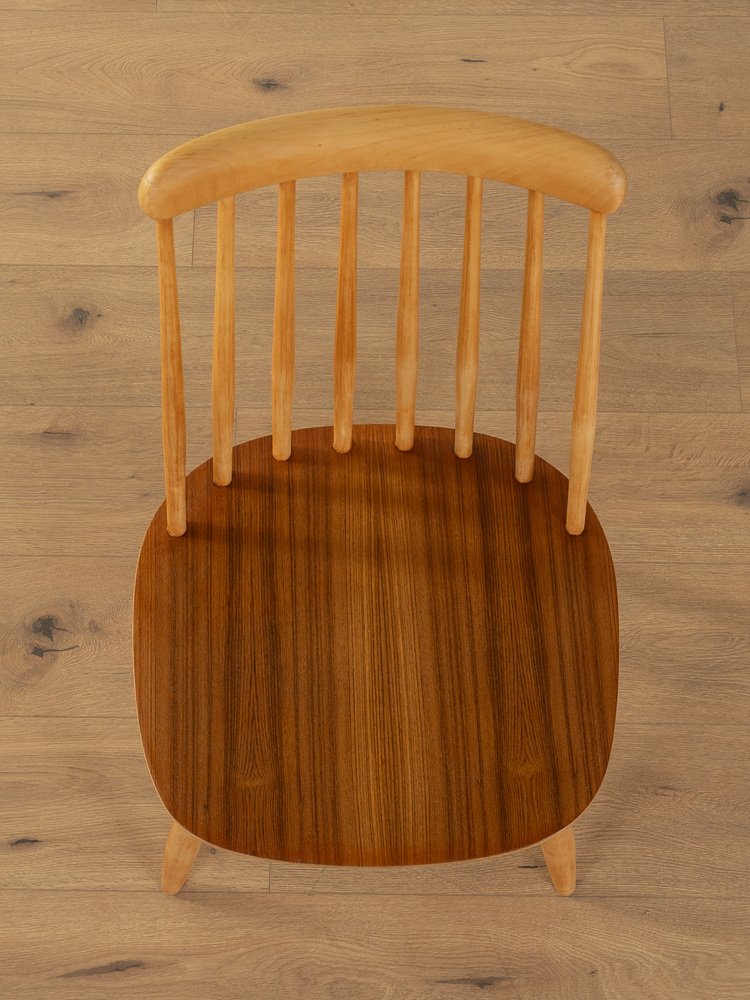 Rung Chairs, 1960s, Set of 5 for sale at Pamono