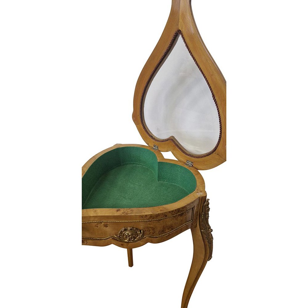 Louis XV Heart-Shaped Display Table, 1980s for sale at Pamono
