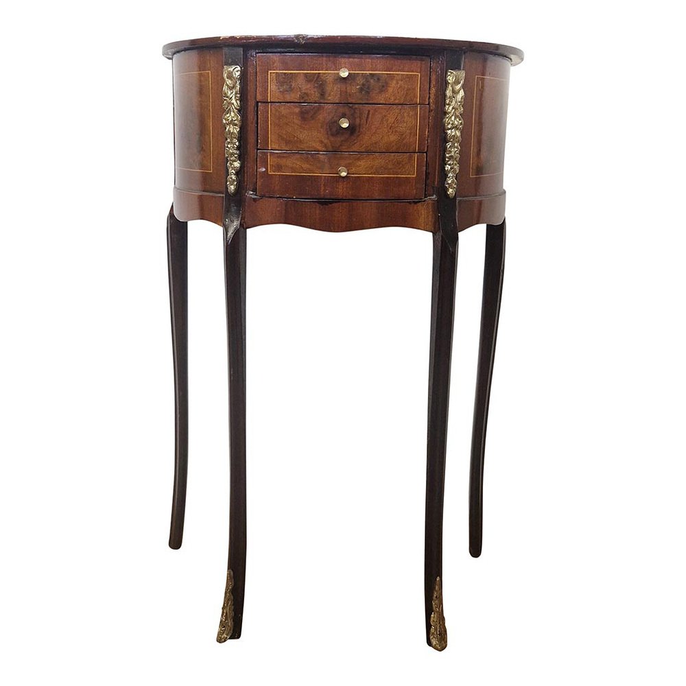 Half-Moon Console Table with Three Drawers., 1980s for sale at Pamono