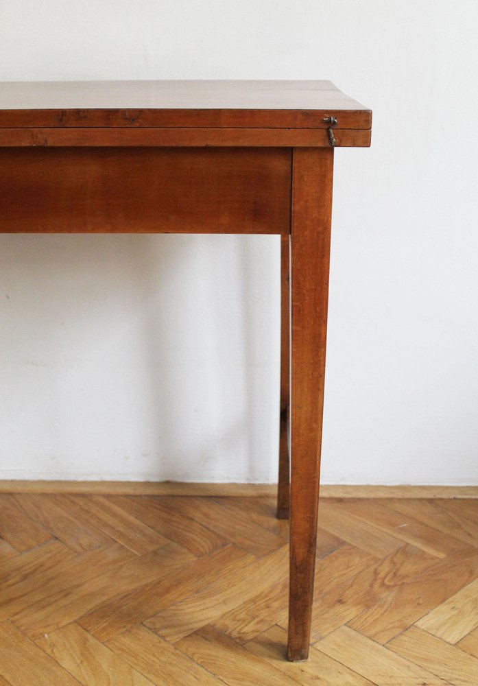 Antique Extendable Side Table, 1890s for sale at Pamono