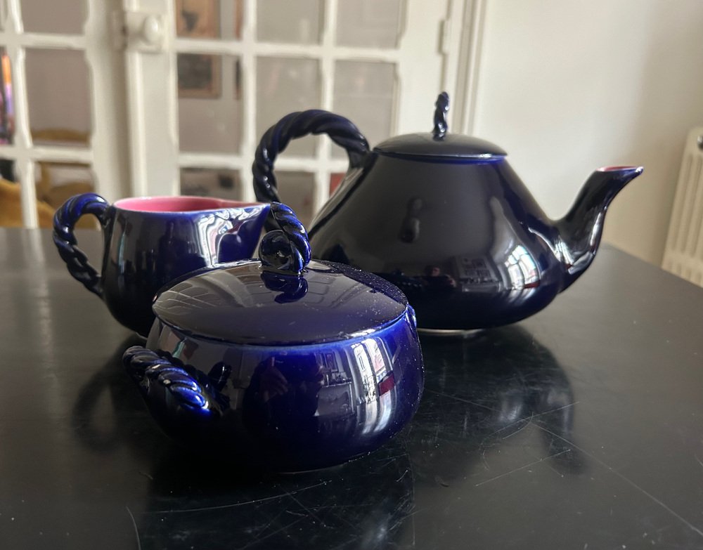 Vintage Tea Service Set, 1950s, Set of 14 for sale at Pamono