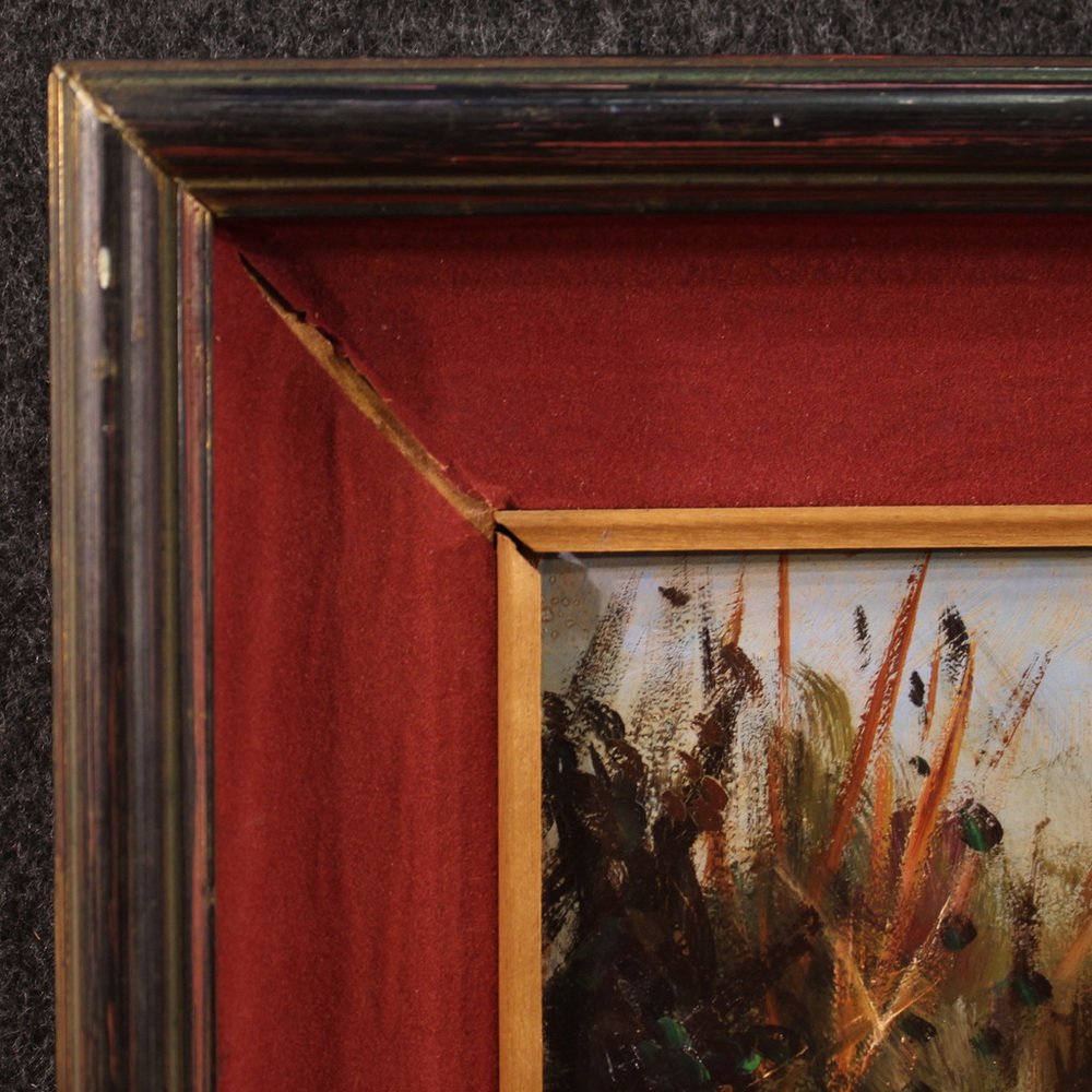 C. Filippelli, Landscape, 1950, Oil Painting, Framed for sale at Pamono