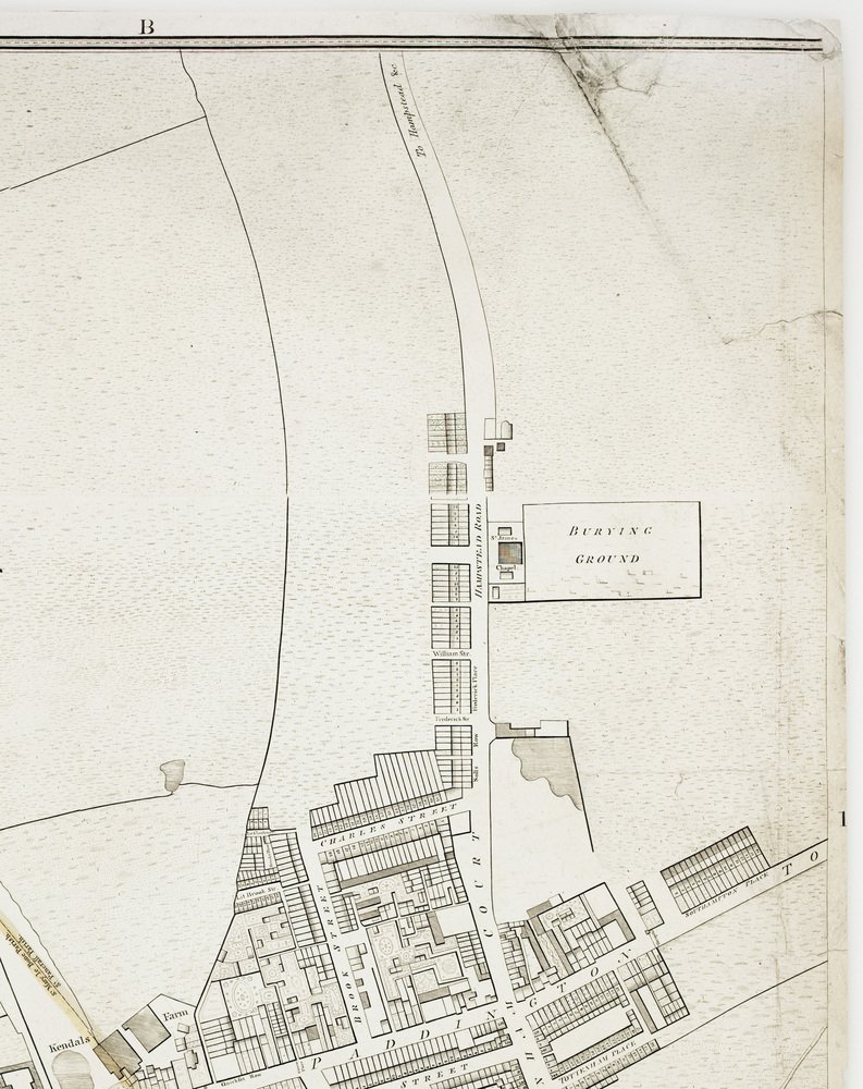 Large-Scale Survey of London Map with Marylebone & St Pancras for sale ...