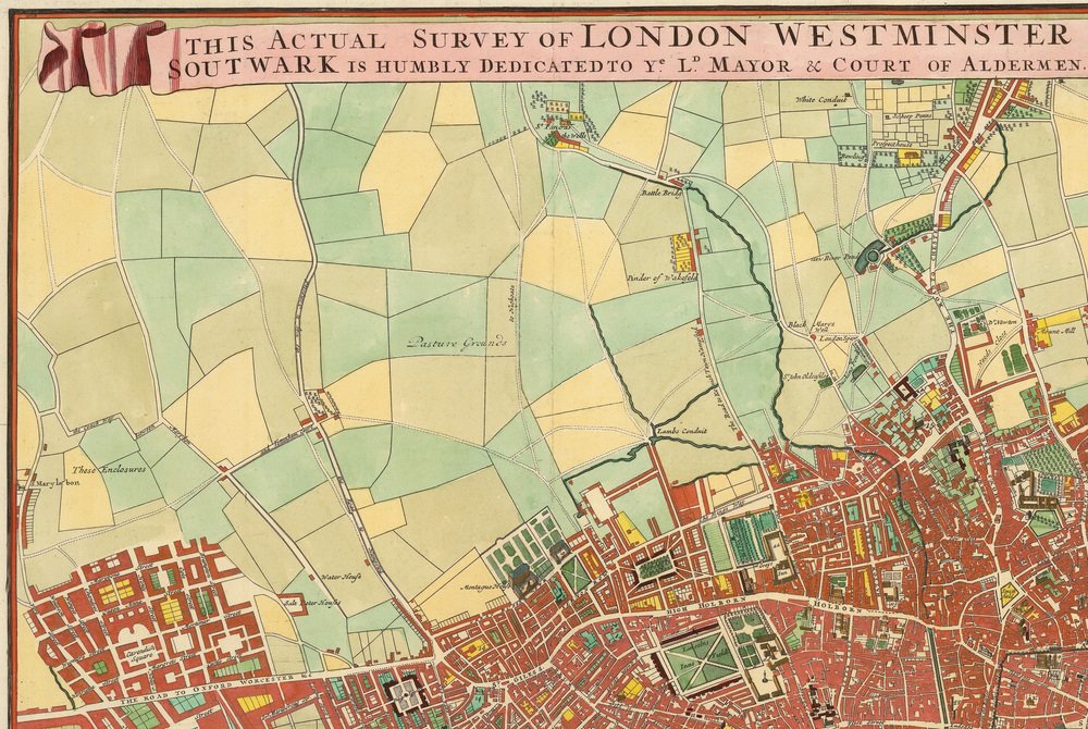 Pirate Edition of Morden & Leas Map of London for sale at Pamono