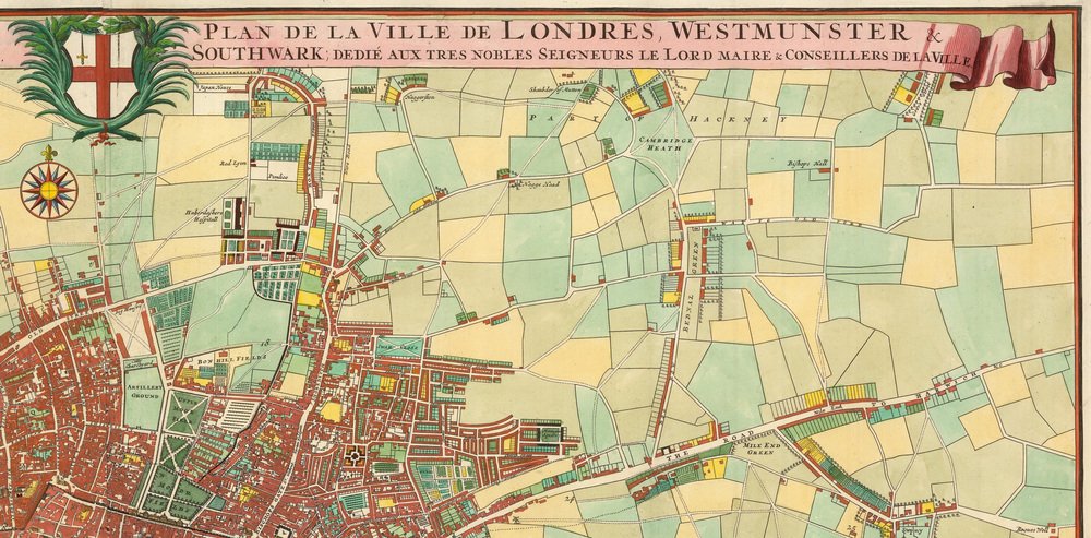 Pirate Edition of Morden & Leas Map of London for sale at Pamono